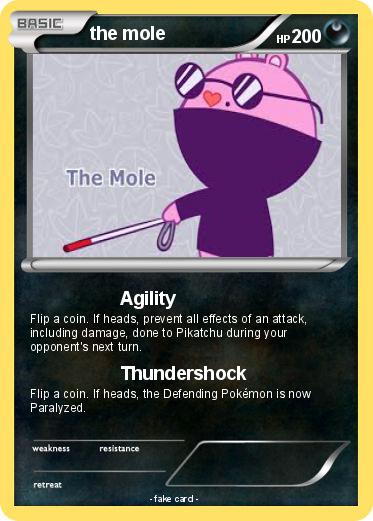 Pokémon the mole 16 16 - Agility - My Pokemon Card