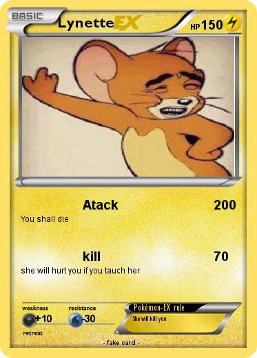 Pokémon Lynette 2 2 - Atack - My Pokemon Card