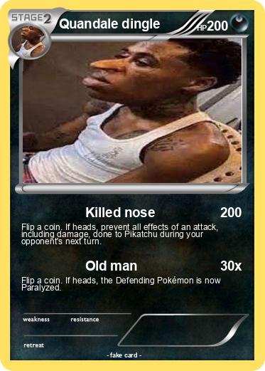 Pokémon Quandale dingle 215 215 - Killed nose - My Pokemon Card