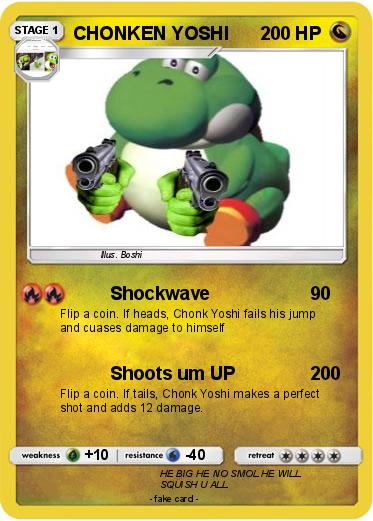 Pokémon CHONKEN YOSHI - Shockwave - My Pokemon Card