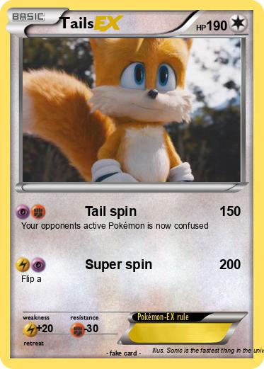 Pokémon Tails 1450 1450 - Tail spin - My Pokemon Card
