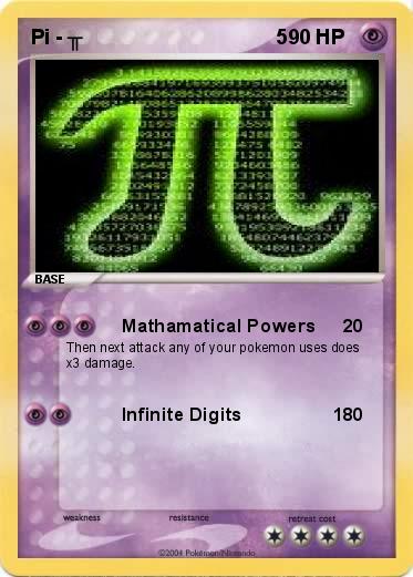 Pokémon Pi 5 1 1 - Mathamatical Powers - My Pokemon Card