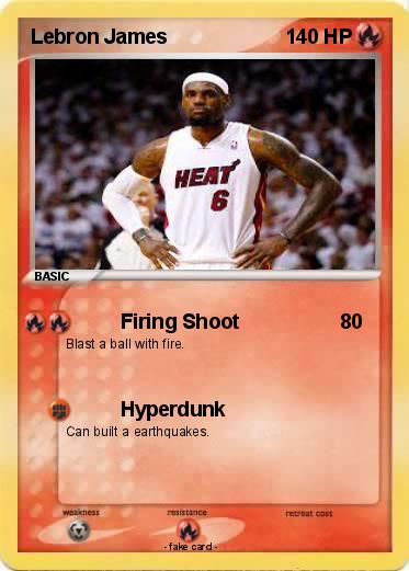 Pokémon Lebron James 257 257 - Firing Shoot - My Pokemon Card