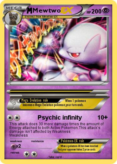 Pokémon Mewtwo 8661 8661 - Psychic infinity - My Pokemon Card