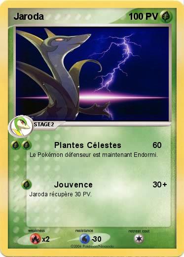 Pokémon Jaroda 6 6 - Plantes Célestes - Ma carte Pokémon