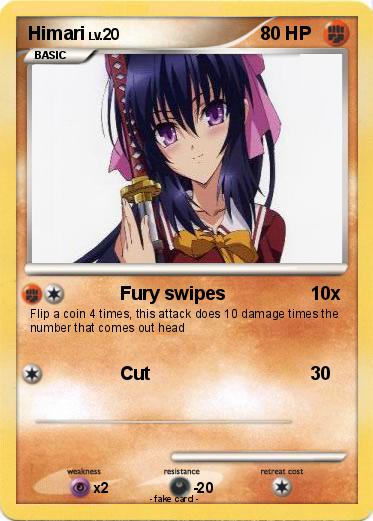 Pokémon Himari - Fury swipes - My Pokemon Card