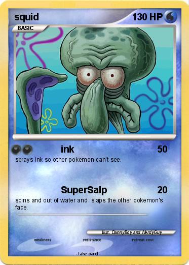 Pokémon squid 341 341 - ink - My Pokemon Card