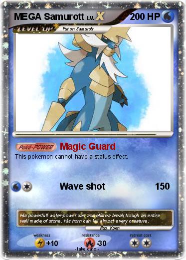 Pokémon MEGA Samurott 18 18 - Magic Guard - My Pokemon Card