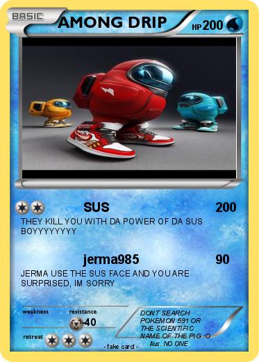 Pokémon AMONG DRIP 14 14 - SUS - My Pokemon Card