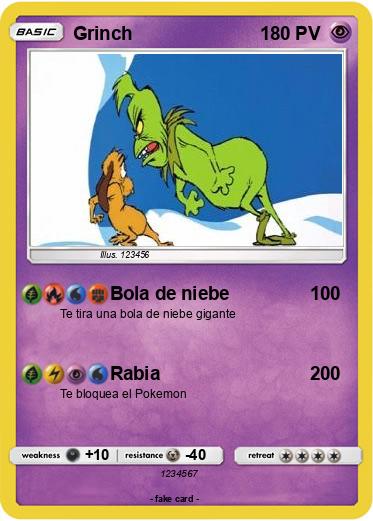 Pokémon Grinch 78 78 - Bola de niebe - Mi carta pokémon