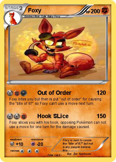 Pokémon Foxy 1338 1338 - Out of Order - My Pokemon Card
