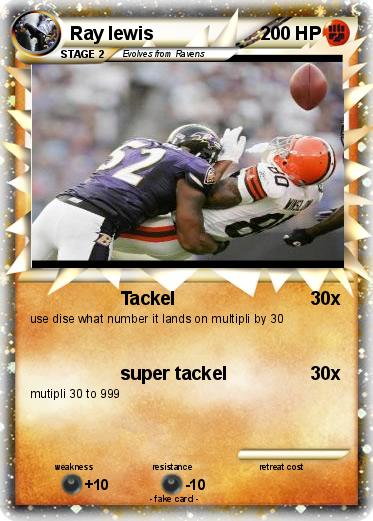 Pokémon Ray lewis 26 26 - Tackel - My Pokemon Card