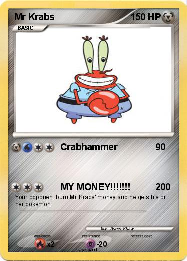 Pokémon Mr Krabs 236 236 - Crabhammer - My Pokemon Card
