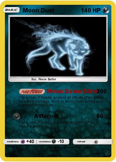 Pokémon Moon Dust - Moon Beam Blind - My Pokemon Card