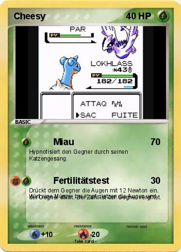 Pokémon Cheesy 14 14 - Miau - My Pokemon Card