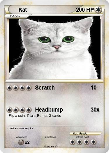 Pokémon Kat 315 315 - Scratch - My Pokemon Card