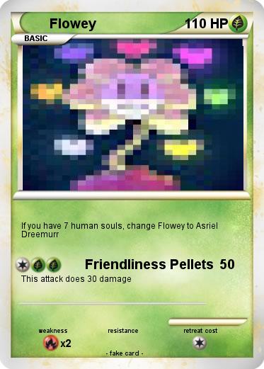 Pokémon Flowey 280 280 - Friendliness Pellets - My Pokemon Card