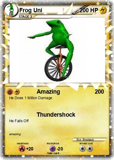 Pokémon Frog Uni - Amazing - My Pokemon Card