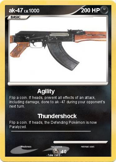 Pokémon ak 47 87 87 - Agility - My Pokemon Card