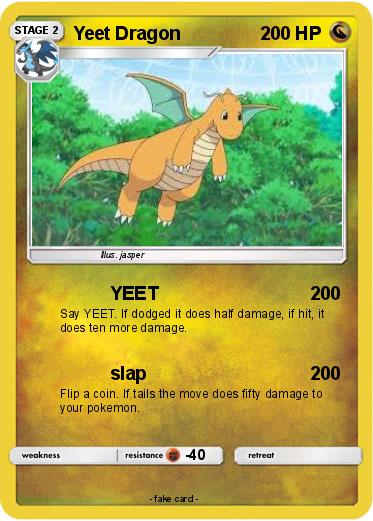 Pokémon Yeet Dragon - YEET - My Pokemon Card