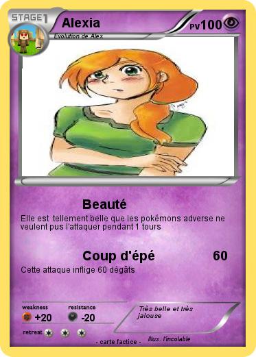 Pokémon Alexia 79 79 - Beauté - Ma carte Pokémon