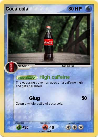 Pokémon Coca cola 335 335 - High caffeine - My Pokemon Card