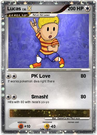 Pokémon Lucas 522 522 - PK Love - My Pokemon Card