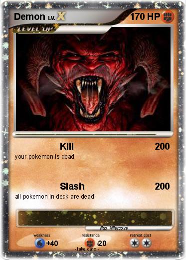 Pokémon Demon 1751 1751 - Kill - My Pokemon Card