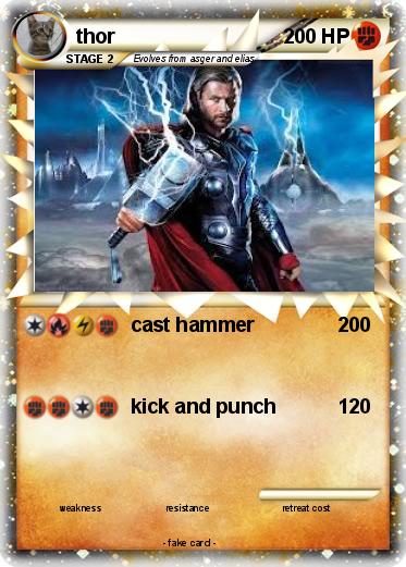 Pokémon thor 301 301 - cast hammer - My Pokemon Card