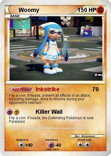 Pokémon Woomy 8 8 - Inkstrike - My Pokemon Card