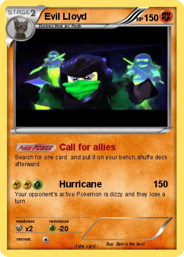 Pokémon Evil Lloyd 2 2 - Call for allies - My Pokemon Card