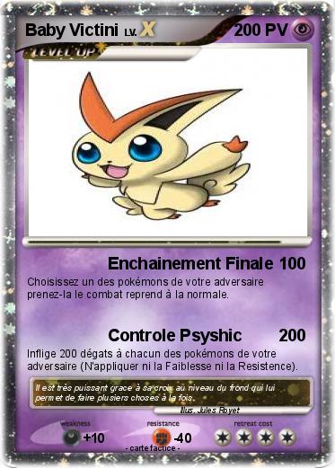 Pokémon Baby Victini 13 13 - Enchainement Finale - Ma carte Pokémon