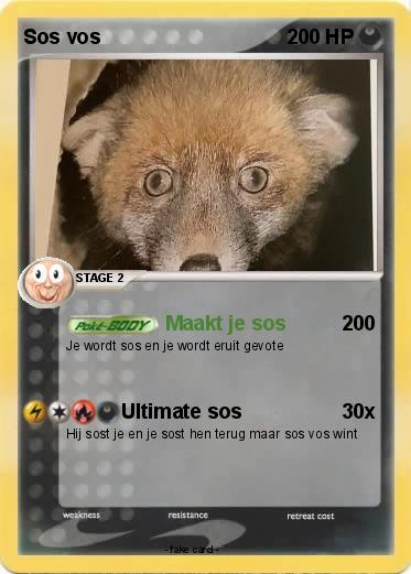 Pokémon Sos vos - Maakt je sos - My Pokemon Card
