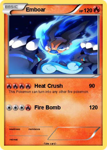 Pokémon Emboar 1387 1387 - Heat Crush - My Pokemon Card