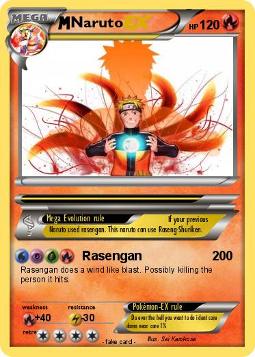 Pokémon Naruto 9354 9354 - Rasengan - My Pokemon Card