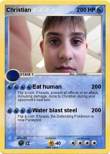 Pokémon Christian 571 571 - Eat human - My Pokemon Card
