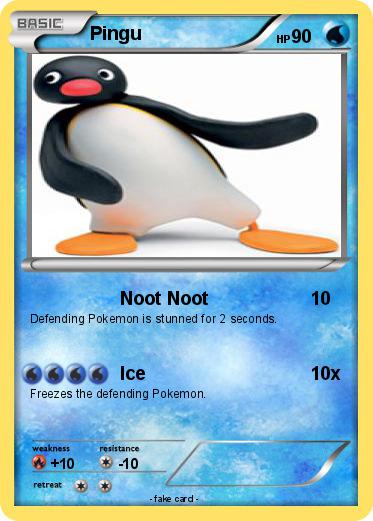 Pokémon Pingu 209 209 - Noot Noot - My Pokemon Card