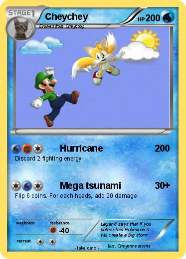 Pokémon Cheychey - Hurricane - My Pokemon Card