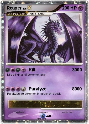 Pokémon Reaper 85 85 - Kill 3000 - My Pokemon Card