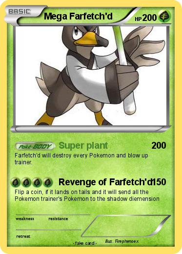 Pokémon Mega Farfetch d - Super plant - My Pokemon Card