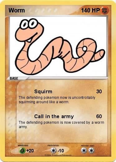 Pokémon Worm 5 5 - Squirm - My Pokemon Card