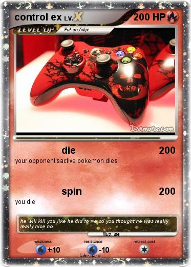 Pokémon control ex - die - My Pokemon Card