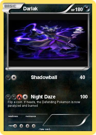 Pokémon Darlak - Shadowball - My Pokemon Card