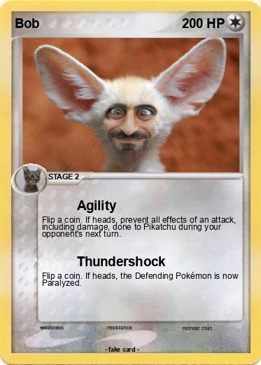 Pokémon Bob 5432 5432 - Agility - My Pokemon Card
