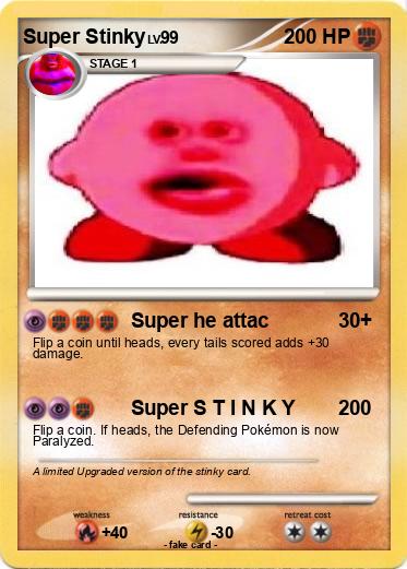 Pokémon Super Stinky - Super he attac - My Pokemon Card