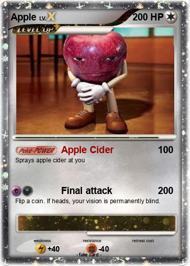 Pokémon Apple 1115 1115 - Apple Cider - My Pokemon Card