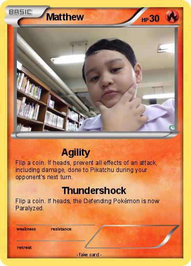 Pokémon Matthew 684 684 - Agility - My Pokemon Card