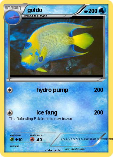 Pokémon goldo 3 3 - hydro pump - My Pokemon Card