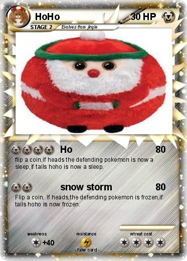 Pokémon HoHo 83 83 - Ho - My Pokemon Card