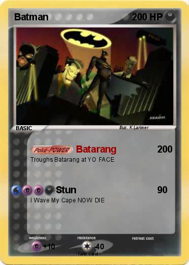Pokémon Batman 1667 1667 - Batarang - My Pokemon Card